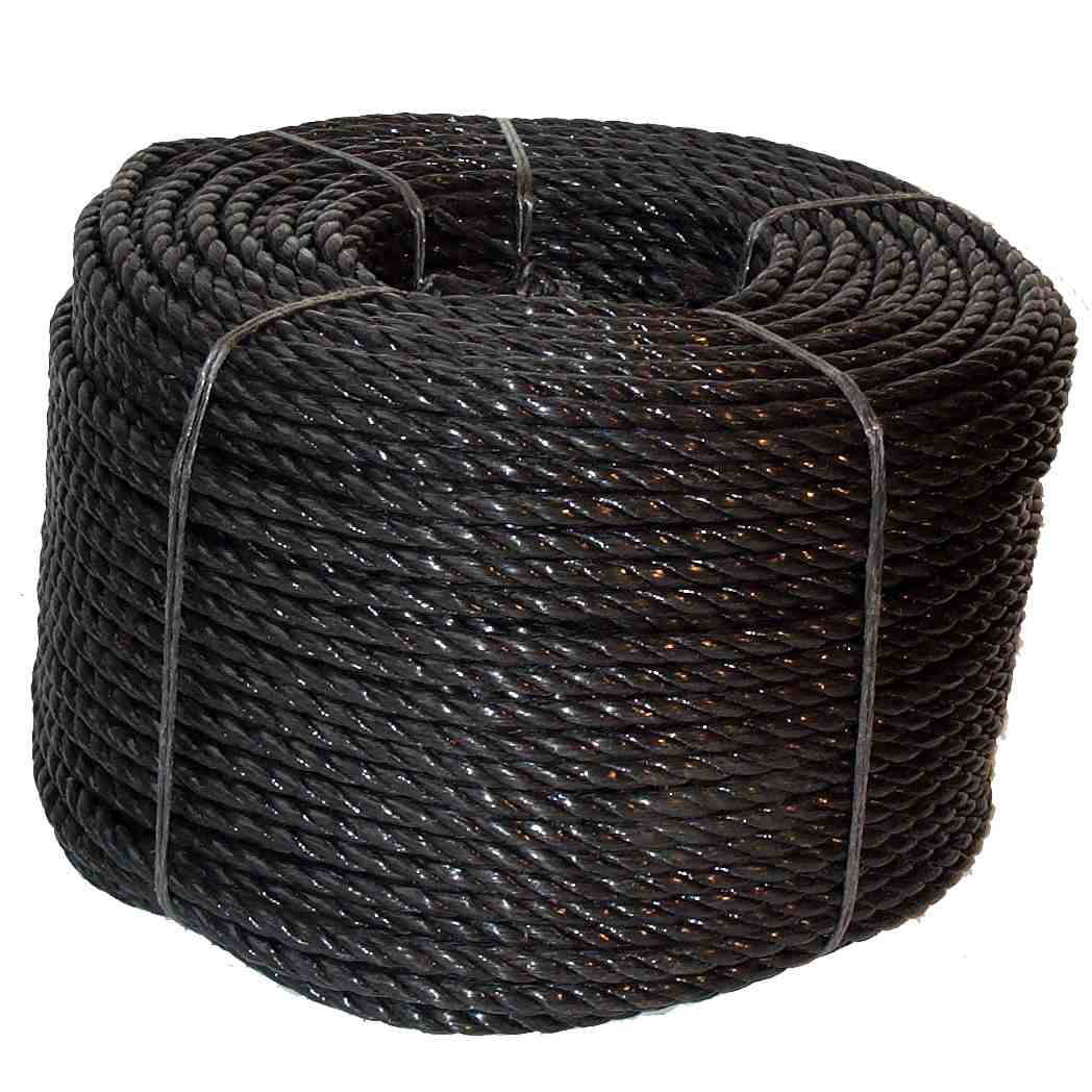 Coil Black Polypropylene Rope, Various Diameters (220M) – Trafalgar ...
